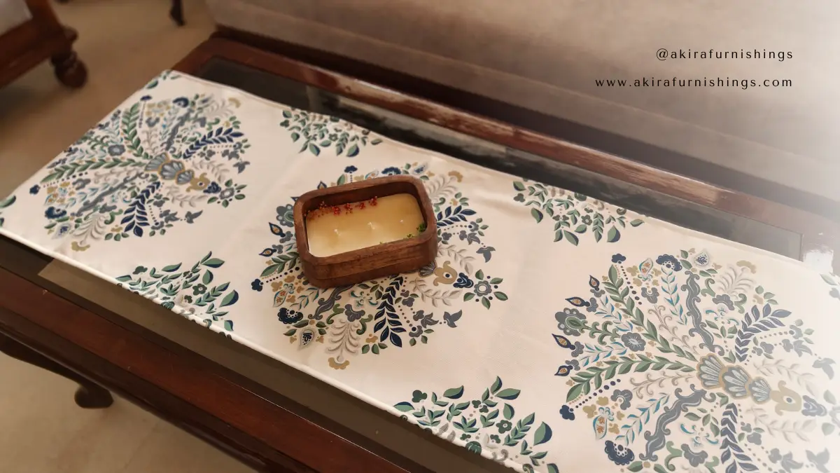 Infuse your space with Indian traditional design 14x52' Table Runner ...