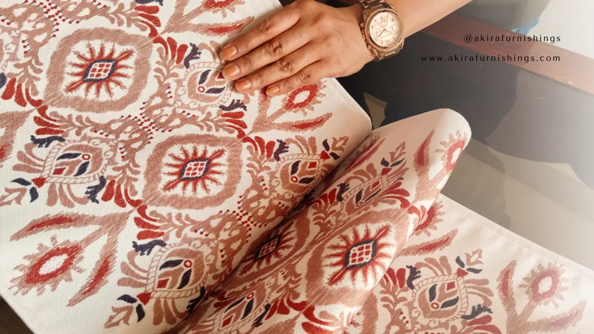 Add a touch of heritage with our Indian Tradition Ikat Table Runner ...